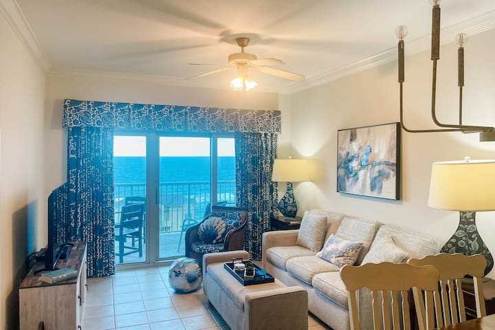 Bright 2br Oceanview 13th-floor | Balcony | Pool - Gulf Shores, AL
