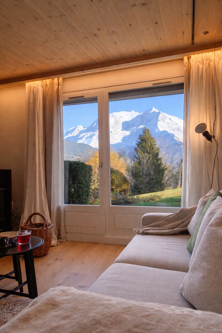 Appartement Skis Aux Pieds & Vue Sur Le Mont-blanc - Sallanches