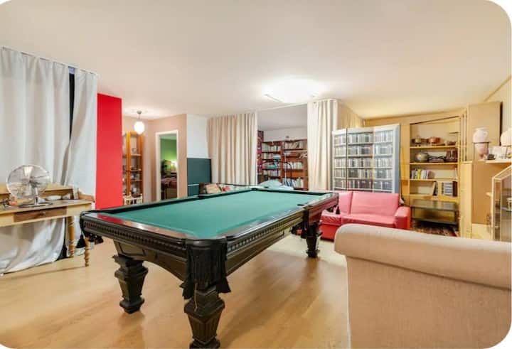 Pour Un Couple, Loft En éTage De Courette, Billard - Ženeva