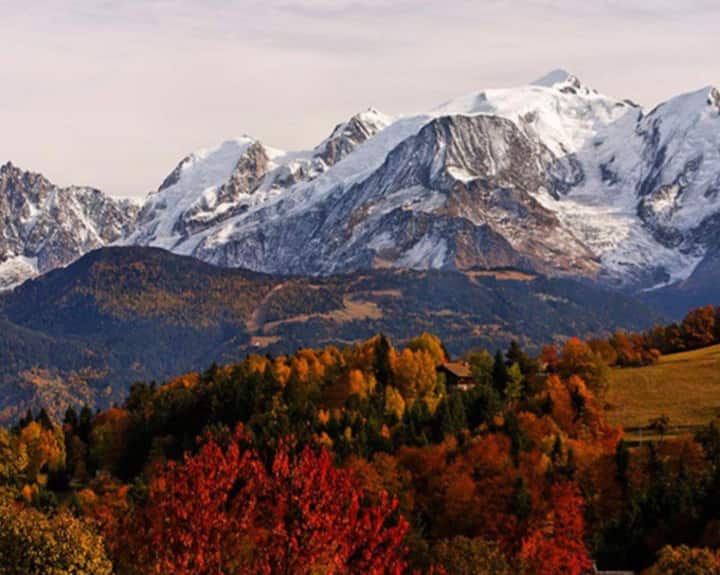 Vue Mont Blanc - Appartement Moderne Dans Chalet - Flumet
