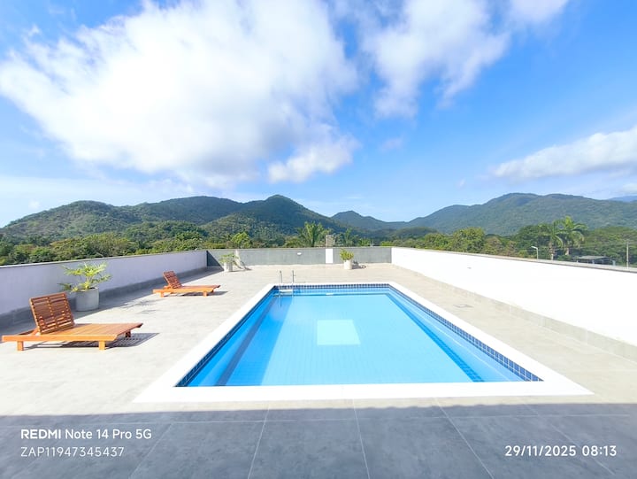 6 X Sem Juros 8 Pessoas Piscina Ar Wifi 24 - Ubatuba