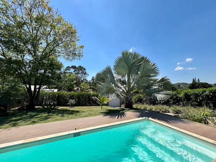 Seu Refúgio No Interior! Wi-fi, Piscina, Fogueira! - Vinhedo