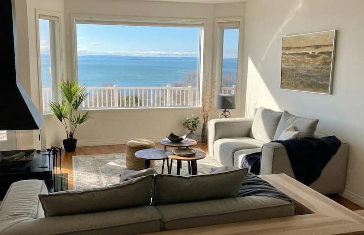 Au Rocher Salin – Vue Fleuve Et Accès à La Plage - La Malbaie