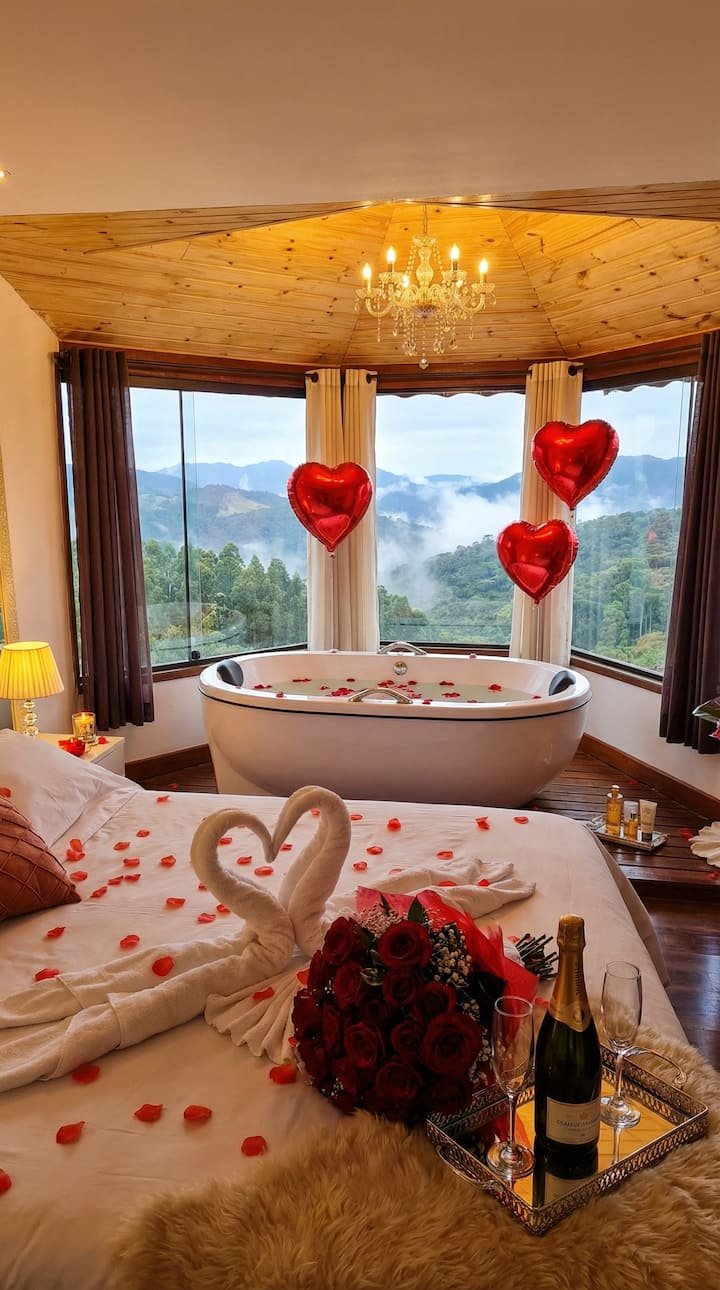 Vista Panorâmica Para O Por Do Sol - Brazil