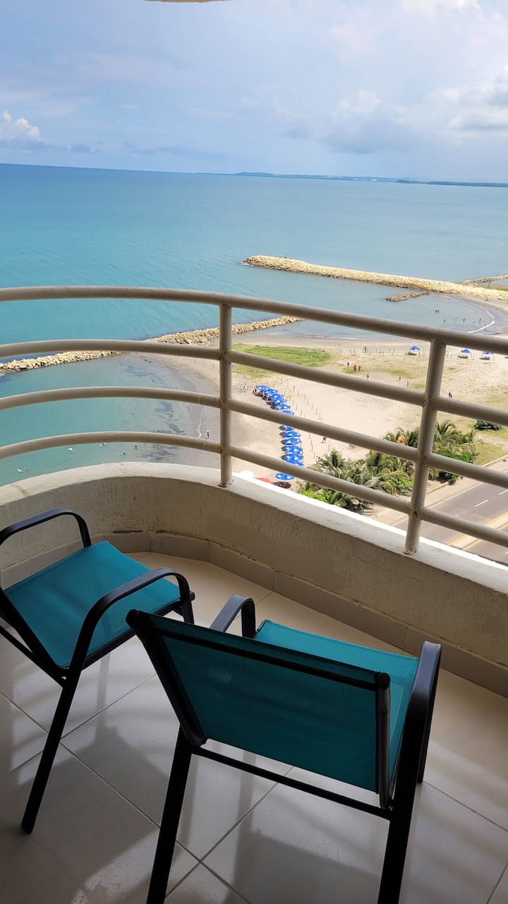 Apartamento Con Hermosa Vista Al Mar - Cartagena