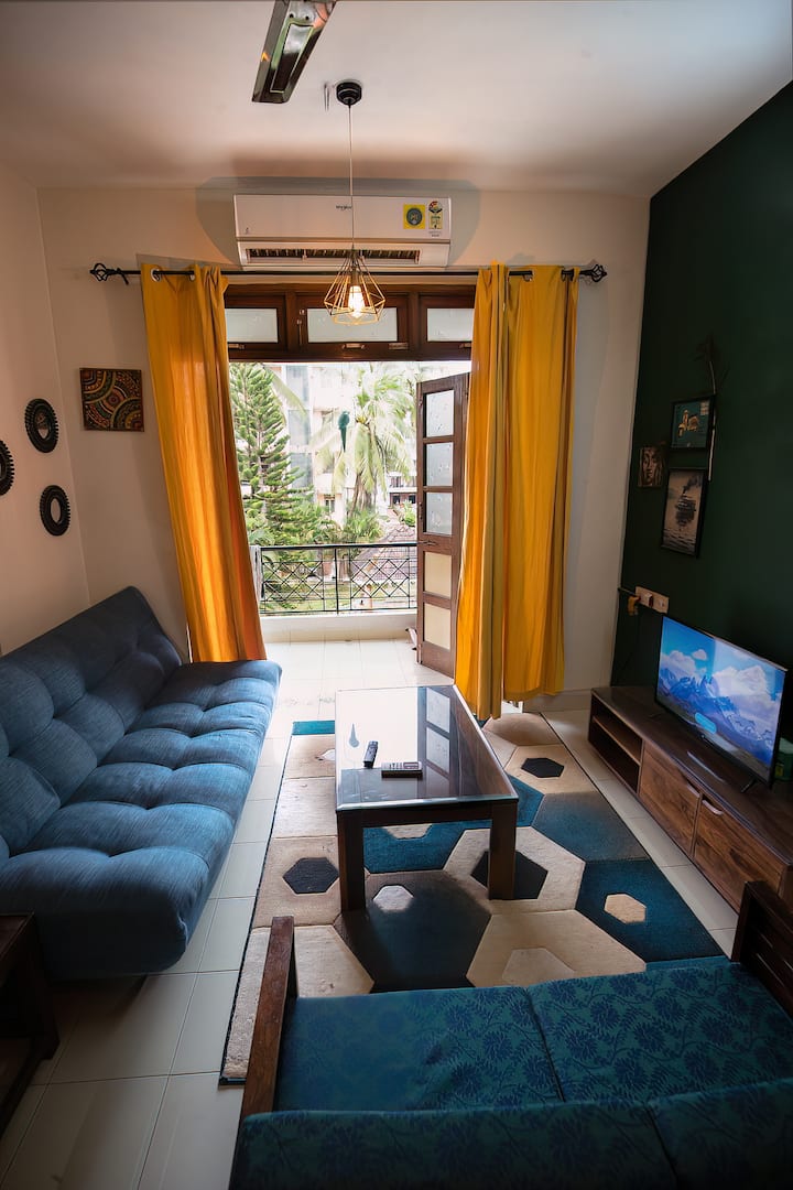 2 Bhk Apartment In Calangute. Wi-fi, Ac,power-bkup - Goa