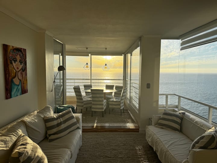 Departamento Frente Al Mar, En Primera Linea - Viña del Mar