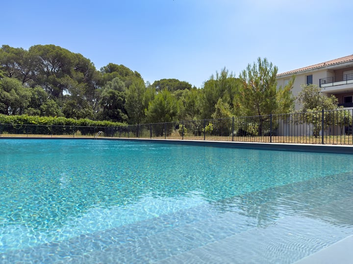 Super T2 3*, Top Terrasse, Piscine, Près Plages - La Londe-les-Maures