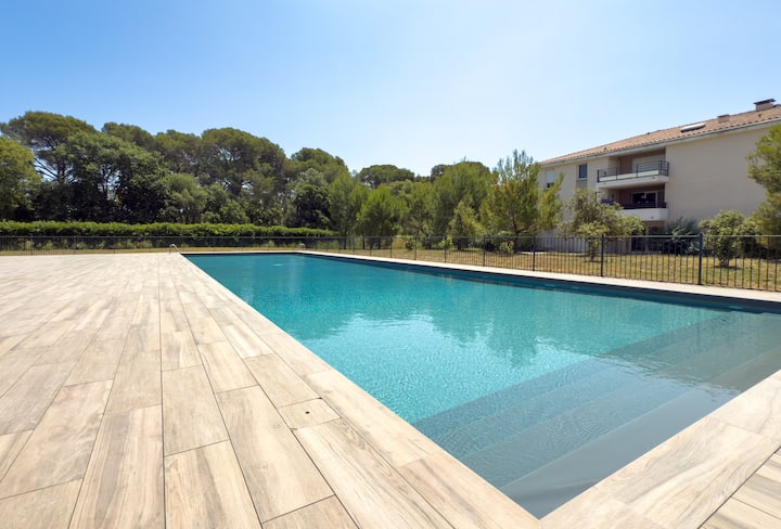 Super T2 3*, Top Terrasse, Piscine, Près Plages - La Londe-les-Maures