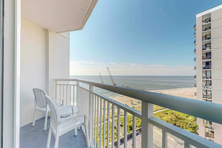 11th-floor Partial Ocean-view Snowbird-friendly Condo, Pool, Spa,ac & W/d - Myrtle Beach, SC