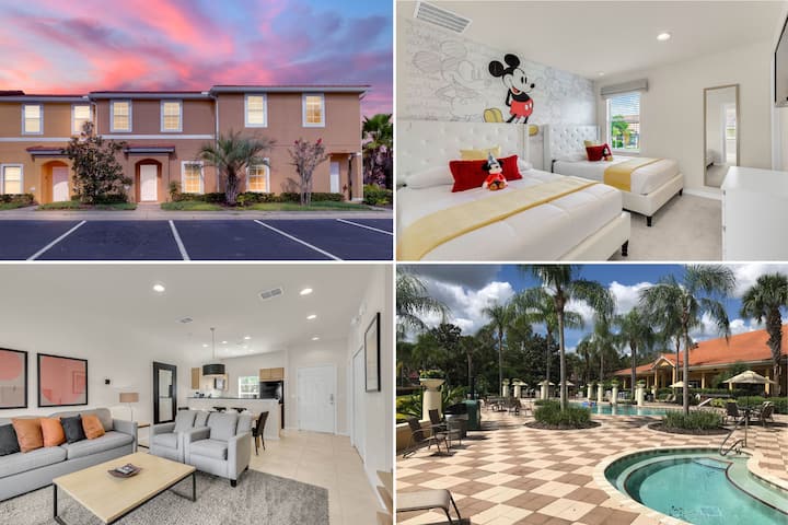 2 Bd/2.5 Ba Sleeps 8! Encantada Resort (3020 Bp) - ESPN Wide World of Sports Complex