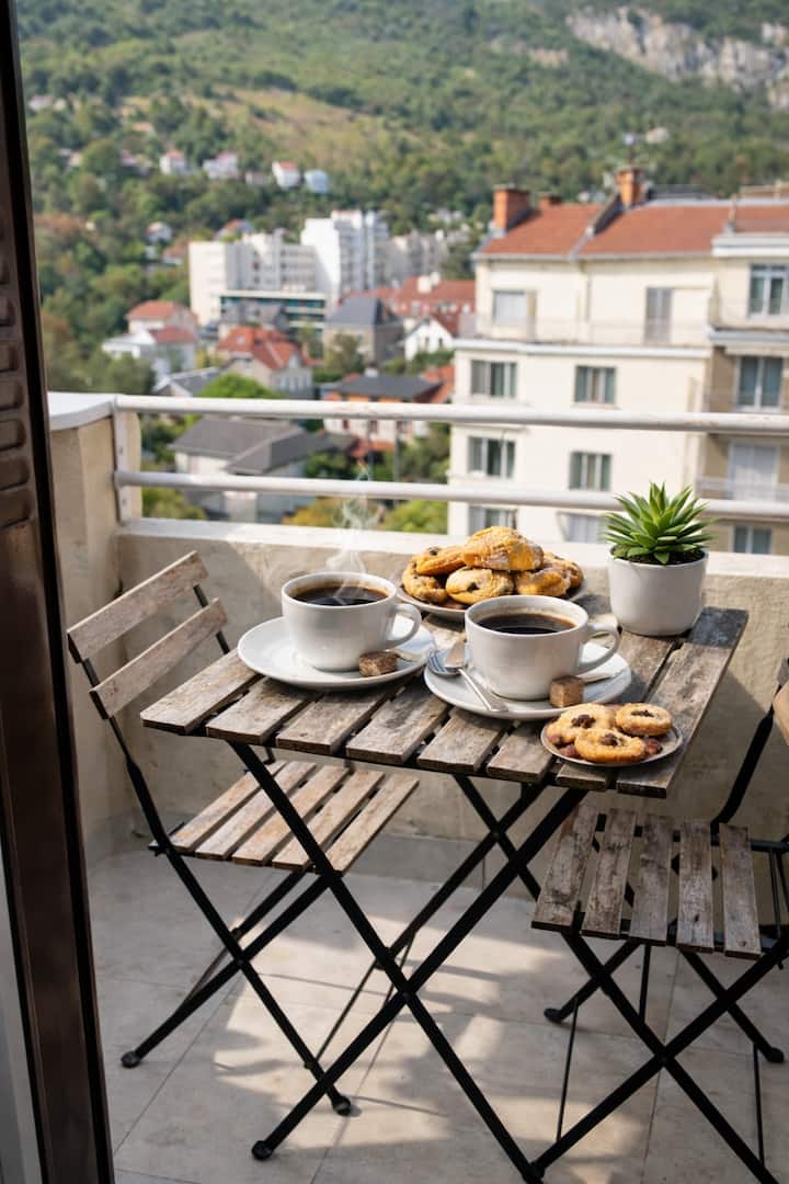 Calme Et Terrasse Avec Vue - Clim - Prox Chu - Meylan
