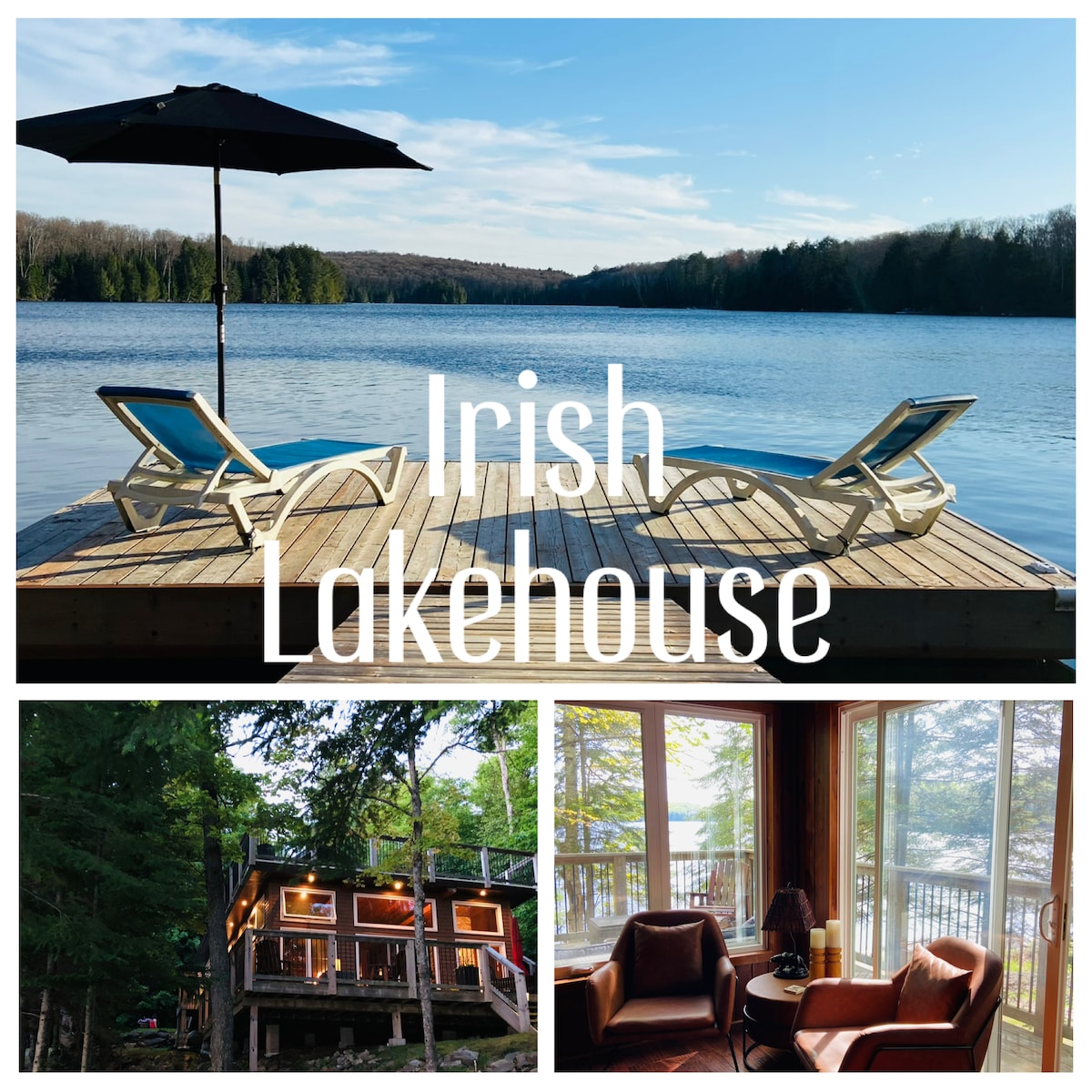 The Irish Lake house. Sand Beach. SW Exposure - Houses for Rent in ...