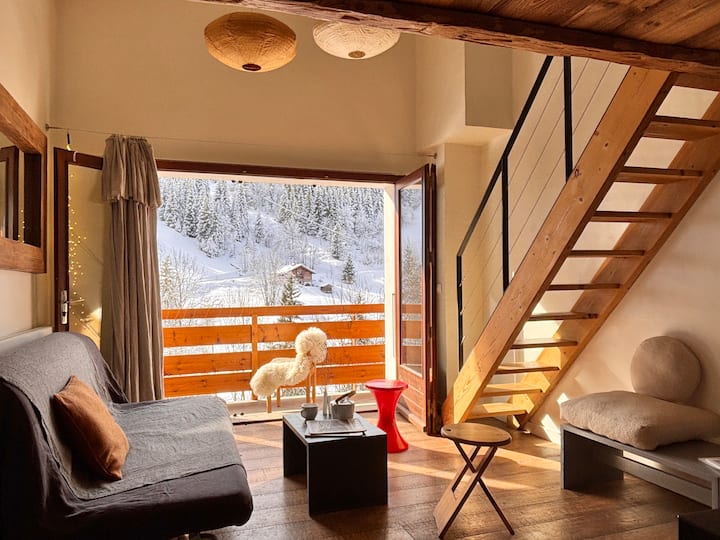 Esprit Loft, 3 Chambres, Belle Vue & Ski à Pied - La Clusaz