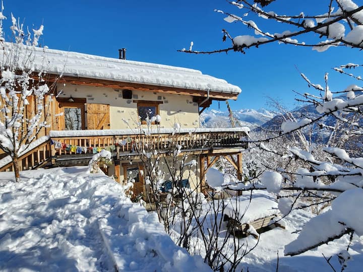 Rdc De Ferme Rénovée, Vue Exceptionnelle - Arc 1800