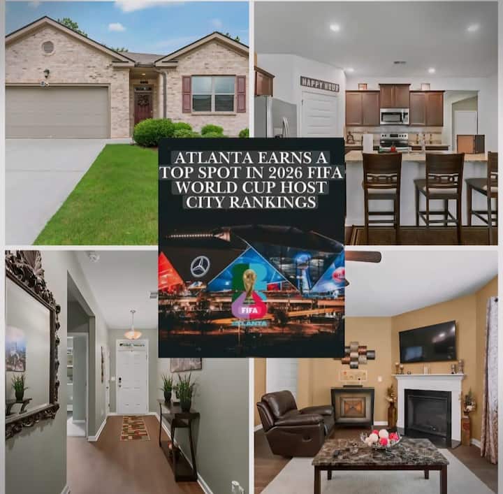 World Cup Ready | 10 Mins To Atl Airport & Marta - Union City, GA