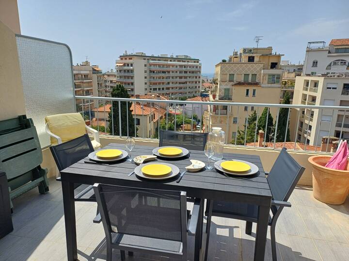 Terrasse 12m² + 32 M² Studio - Antibes