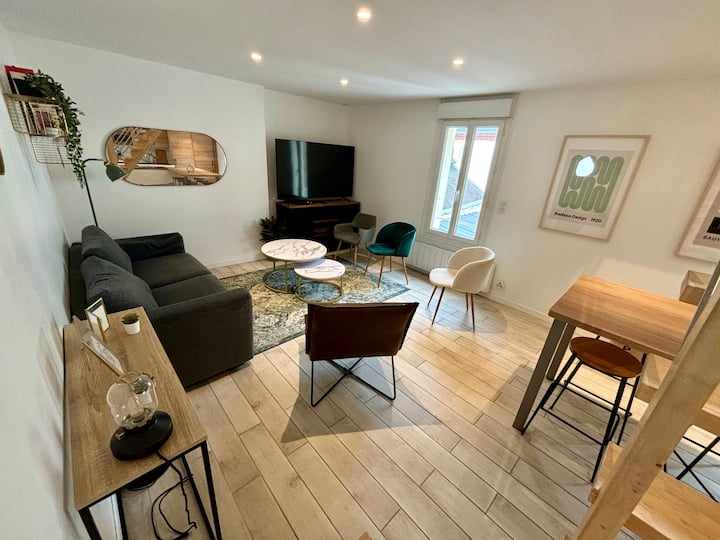 Superbe Duplex Rénové à Rennes 4/6 Personnes - Saint-Jacques-de-la-Lande