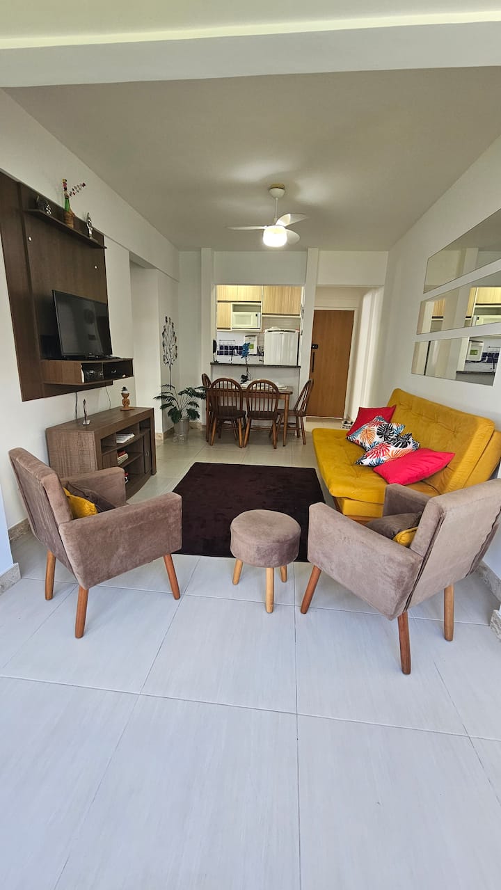 Ap 1/4 Na Barra/50m Da Praia/garagem/wi Fi/piscina - Barra
