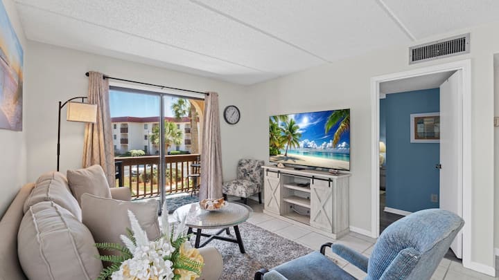 Coastal Escape - Beachfront 2br W/ Pools, Tennis & - St. Augustine, FL