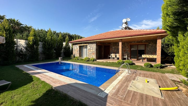 Fethi̇ye De Korunakli Taş Vi̇lla—vi̇lla Delmare - Fethiye