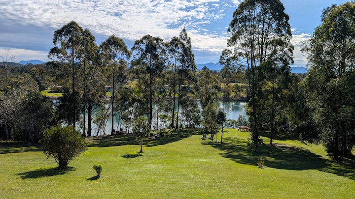 The Glade, Peace Among The Trees On The River - Urunga