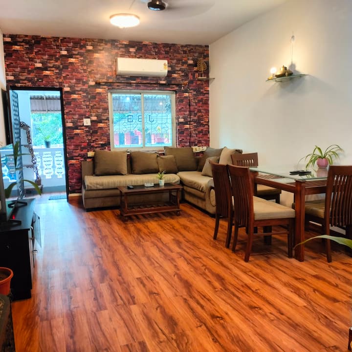 Charming 1bhk Flat Near Fontainhas, Panjim - Goa