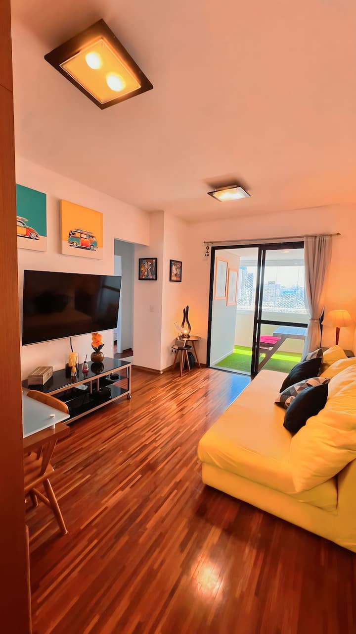 Apartamento Completo No Brooklin/moema - São Paulo