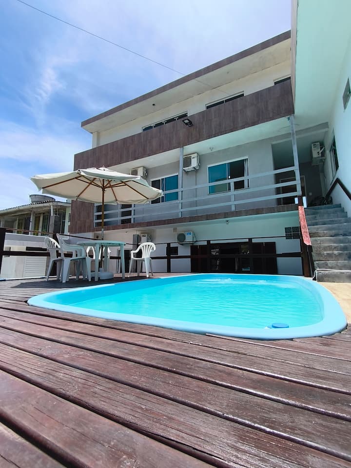 House With Pool In Palmas Beach - Governador Celso Ramos