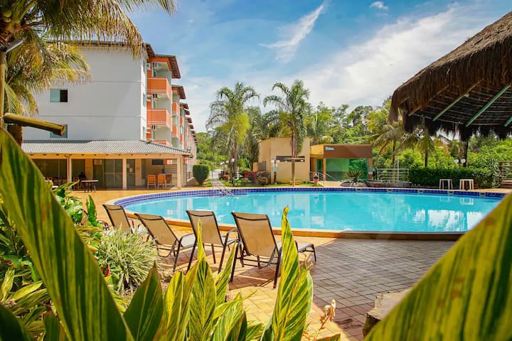 Flat Aconchegante No Lago Em Caldas - Caldas Novas