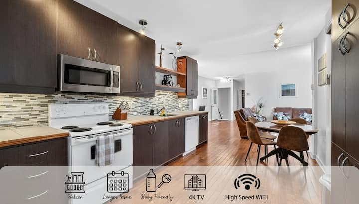 Lumineux Et Confort | Bureau Wifi & Climatisation - Montreal