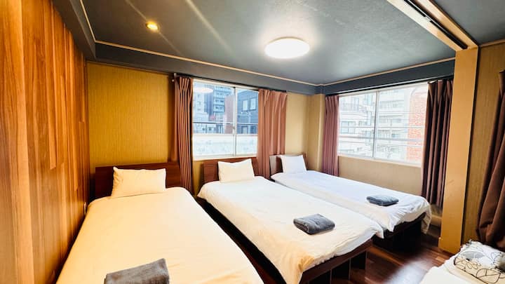 New Open入谷駅徒步6分/拎包入住/家庭公寓可入住6人免费wifi- Tt0138 - Asakusa