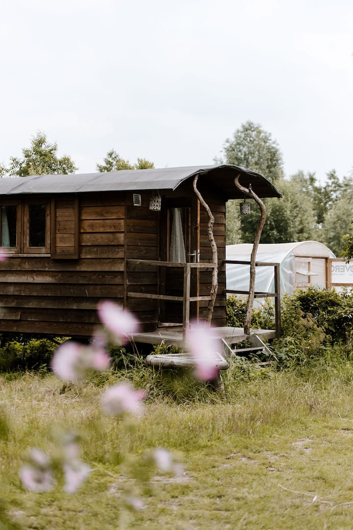 Pipowagen Wilg – Overnachten Op Een Boerderij - Amersfoort