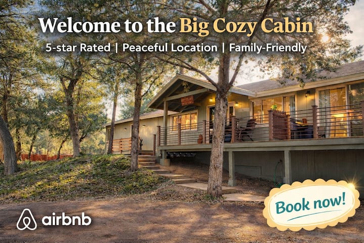 Cabin W/ Outdoor Fun! Firepit, Playset, Bbq & More - Payson, AZ