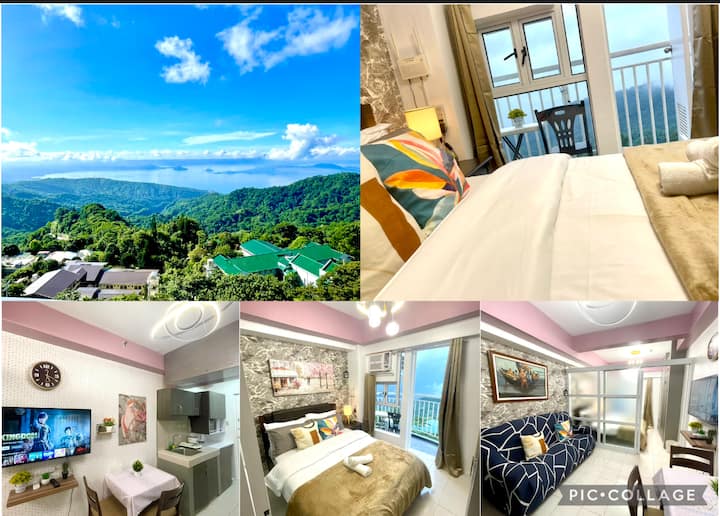 2023: Facing Taal+ Fibr Wifi+netflix+balcony+cook - Tagaytay