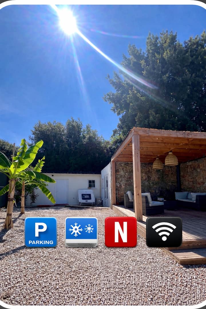 Charmante Maison De Vacances Indépendante - Grasse