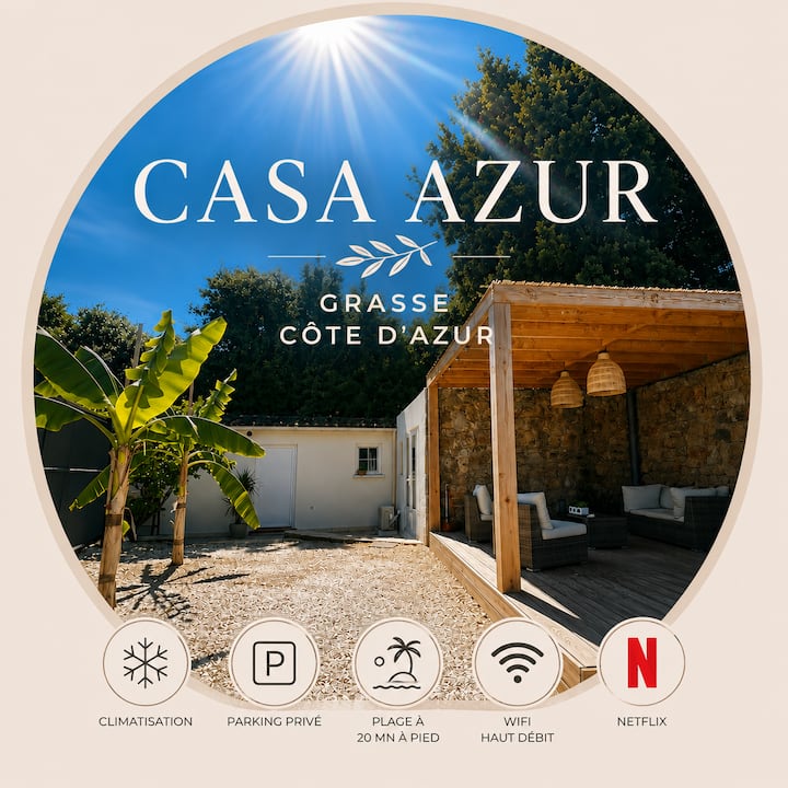 Charmante Maison De Vacances Indépendante - Auribeau-sur-Siagne