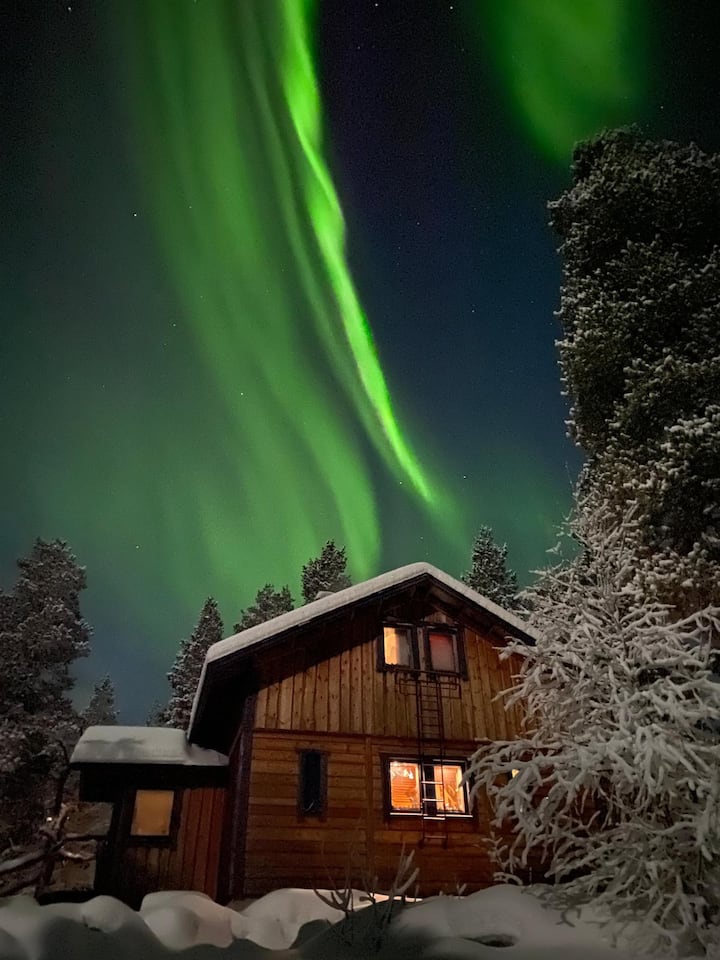Hetta-pallas: Hiljenny, Palaa Juurille Erämökissä - Lapland