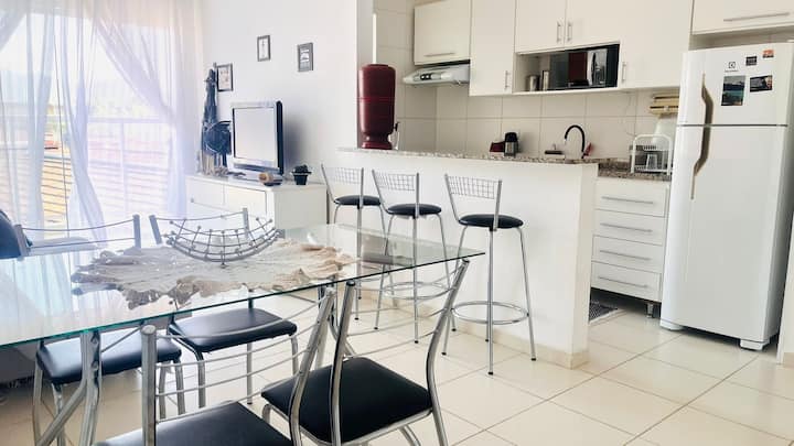 Apto C/ Churrasqueira Em Varanda Gourmet + Piscina - Ubatuba