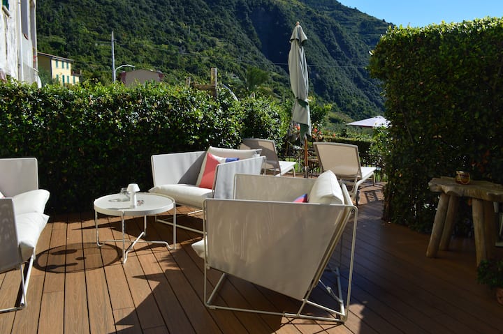 Large Room In Corniglia With Private Garden Patio - Manarola