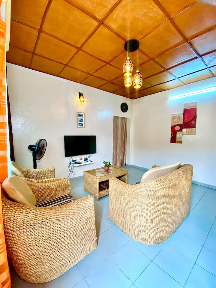 10mn Plage Route  Pêches, Entrée Privée 2 Chambres - Cotonou