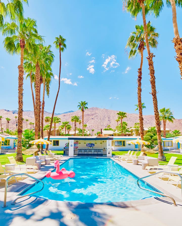 Poolside Dream  24/7 Heated -Downtown Palm Springs - Palm Springs