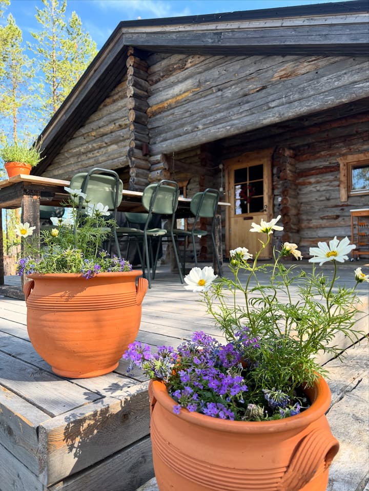 Log Cabin With Traditional Wood-heated Sauna - Kittilä