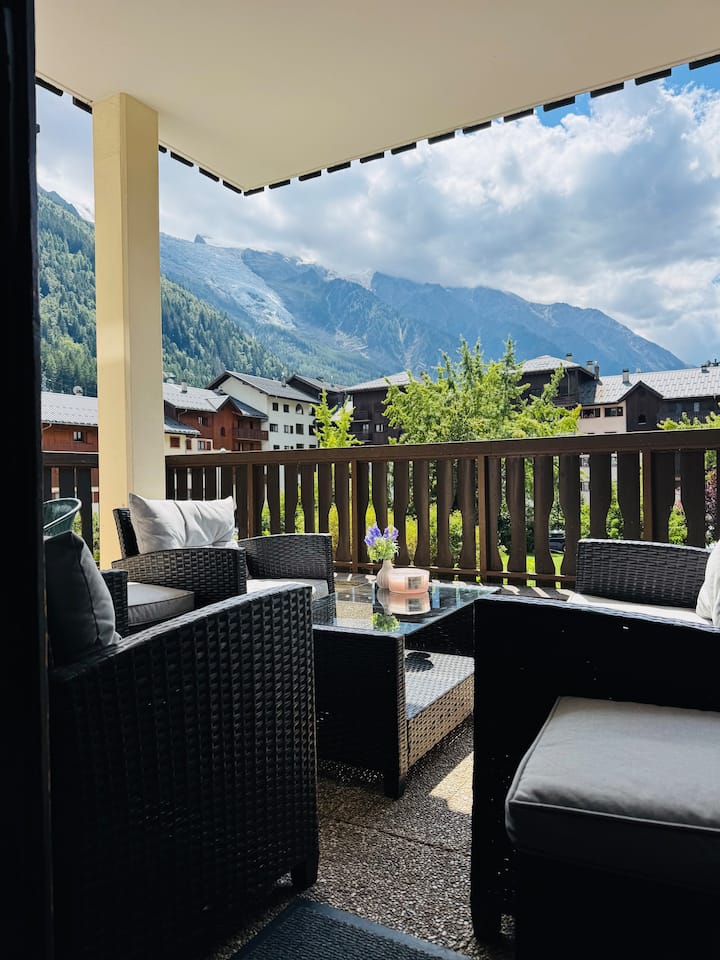 Appart Terrasse Vue Mt-blanc Chamonix Parking - Chamonix-Mont-Blanc