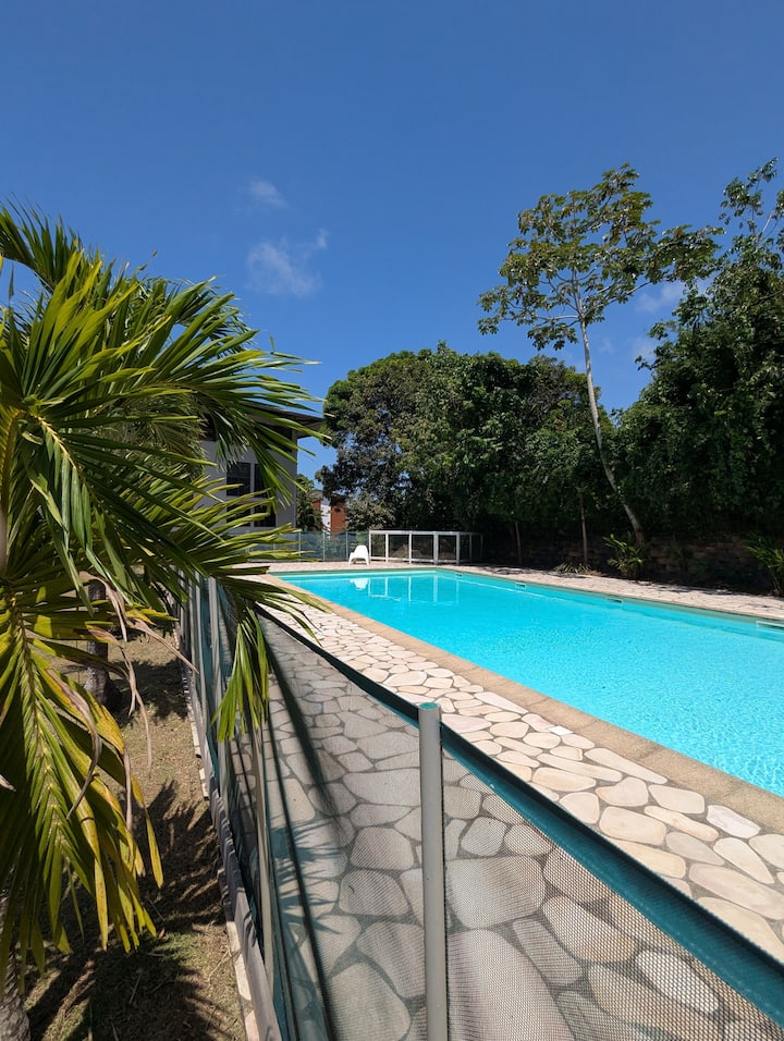 Studio Cosy Avec Piscine Dans Résidence Sécurisée - Cayenne