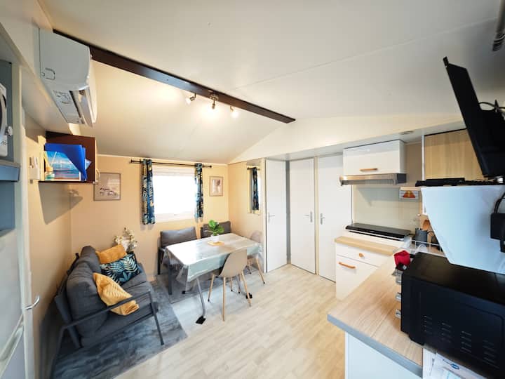 Mobil-home Vue Mer, 6 Personnes, Avec Télévision. - Le Portel