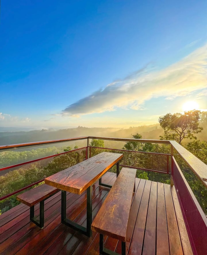 Ipê Tabaco Vista Perfeita,  Pôr Do Sol E Banheira - Brasil