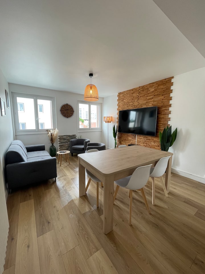 Le Zen - Wifi - Netflix - 3 Chambres - Parking - Clermont-Ferrand