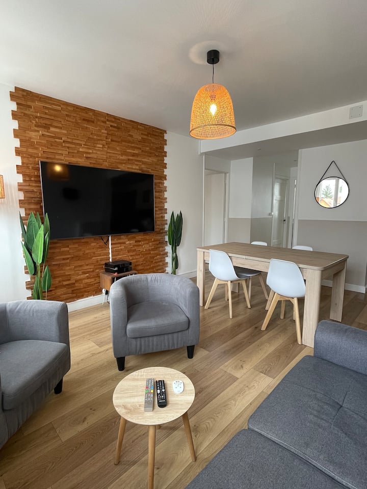 Le Zen - Wifi - Netflix - 3 Chambres - Parking - Clermont-Ferrand