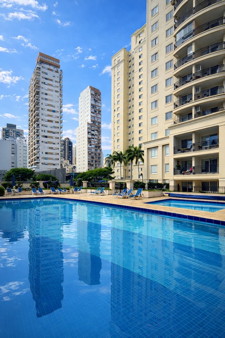 2 Bedrooms  6 Guests  2 Parking Spaces  400m From Nubank - Sao Paolo